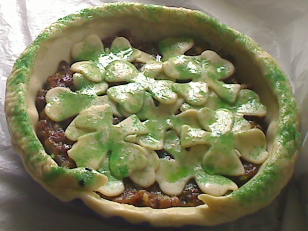 Snake and Shamrock Pie